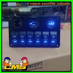 Jual Saklar mobil universal.12v 24v paket Saklar lampu . saklar foglamp ...