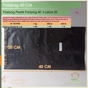 Jual Polybag Tanaman 40 / Plastik Polybag 40 x 40 / Polybag Besar Per ...