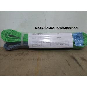 Jual Sling Kain 2 Inch x 3 Meter Beban 2 Ton Webing Seling Belt Hijau ...