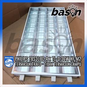 Jual PHILIPS TBS318 C 4xTLD-36W HF M2 recessed - Housing TL 120cm ...