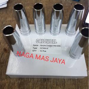 Jual FDK19 CONICAL NOZZLE MB15 NOZZLE MB15AK SELONGSONG LAS MIG CO2 MB 15 A - Kota Bandung ...