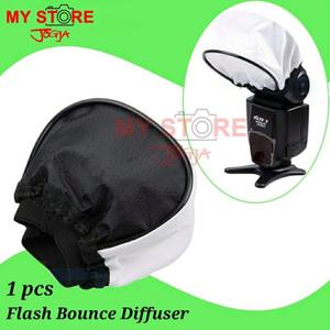 Jual Flash Bounce Diffuser Warna Putih - Mini SoftBox - Reflector ...