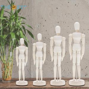 Jual Handmade Wooden Movable Limbs Human Figure Model Artist Sketch ...