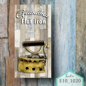 Jual poster kayu setrika jadul / walldecor setrika vintage 10x20cm ...