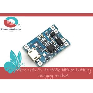 Jual micro usb 5v 1a 18650 lithium battery charging module - Kota ...