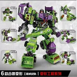 Jual ORIGINAL Robot 6 in 1 NBK DEVASTATOR TRANSFORMERS ACTION FIGURE ...
