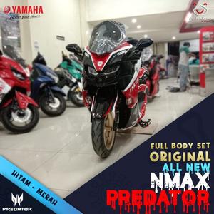 Jual Full Body Set All New Nmax Predator 2020 - Hitam Merah Putih - Kab ...