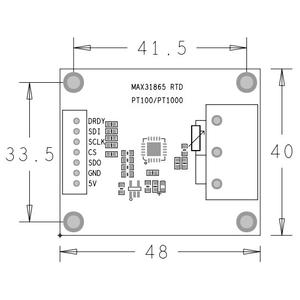 Jual PT100 Pt1000 Temperature Measurement Module Temperature Sensor ...