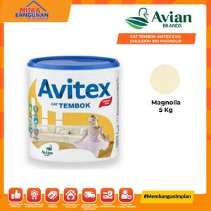 Jual CAT TEMBOK AVITEX 5 KG EMULSION 892 MAGNOLIA - Kota Pekanbaru ...
