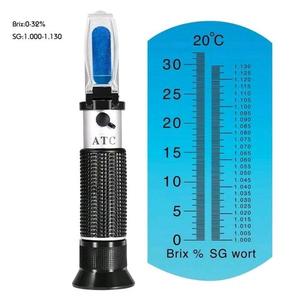 Jual Alat Ukur Kadar Larutan Gula Refractometer Brix Sugar 0 32 Persen ...