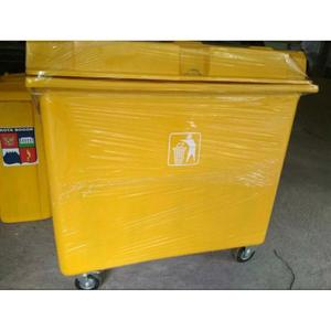 Jual sp Tempat Bak Sampah Roda Sulo Besar Container 660ltr Fiber grosir ...