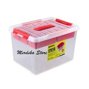 Jual KRISBOW KOTAK PERKAKAS DENGAN TRAY 6LTR CONTAINER BOX WITH TRAY ...