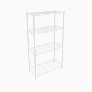 Jual krisbow rak besi 4 tingkat_wire shelving 4 tier white_rak besi ...