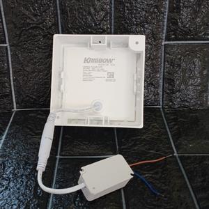 Jual krisbow lampu downlight persegi led 6 w_led lampu plafon 4 inch ...