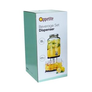 Jual INFORMA DISPENSER - MASON BEVERAGE DISPENSER W/RACK+MUGS (7 ...