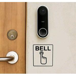 Jual Stiker Bell Rumah Cuting Sticker Tembok Rumah Tanda bell - Kota ...