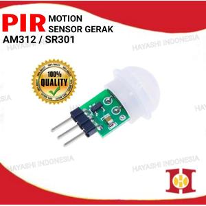 Jual PIR Human Motion Detector Module Sensor Gerak Mini Body SR301 ...