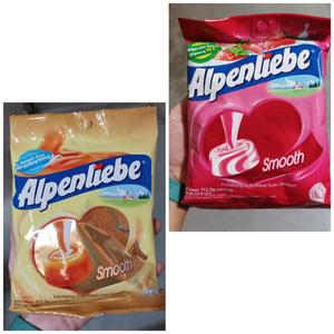 Jual Alpenliebe Permen Original & Strawberry Kemasan Bag 125 gram (Isi ...