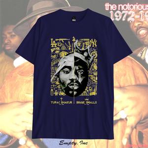 Jual Kaos Tupac Shakur And Biggie Smalls Art Merch Homage Tee - Black ...