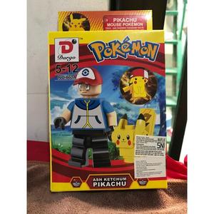 Jual vfrrl07 Mainan Pokemon Dargo Lego Mini Figure Pikachu Ash Ketchum ...