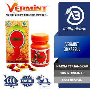 Jual VERMINT KAPSUL EKSTRAK CACING ISI 30 OBAT TYPUS TIPES OBAT CACING ...