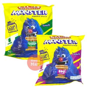 Jual Mamee Monster Snack Noodles Rasa Bbq / Ayam 1 bag 200gr Mie Kremes ...