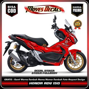 Jual Decal Full Body ADV 150 Blaser Line Rider Full Red Colors - Spec A ...