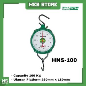Jual Timbangan Gantung Jarum Hanoi Manual Scale Crane 100Kg Daging ...