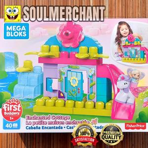 Promo MEGA BLOKS FLOWER FAIRIES ENCHANTED COTTAGE PLAY SET - FIRST ...