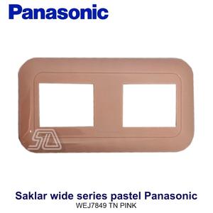 Promo Panasonic Frame Stop Kontak Saklar Wide Series WEJ78049 2 Gang 4 ...