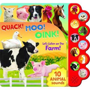 Promo Sound book - 10 Button s: Quack! Moo! Oink! - Jakarta Utara ...