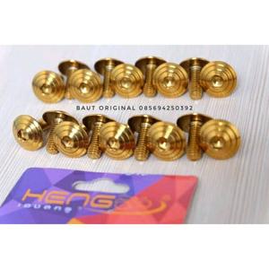 Jual Baut probolt ulir gold 6x15 drat 10 panjang 1.5 cm original heng thail - Jakarta Pusat ...