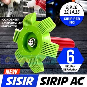 Jual Sisir Sirip Condenser AC Kulkas Pelurus Radiator Evaporator Fin ...