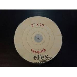 Jual Kain poles putih halus 8" x 50 buffing polishing wheel - Jakarta ...