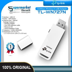 Jual TP-Link TL-WN727N WiFi Receiver Wireless N USB Adapter Original ...
