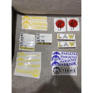Jual Ready Stock STIKER STICKER UNIVERSITAS INDONESIA UI FH FT fakultas ...