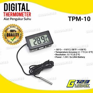 Jual Thermometer Digital Mini Kolam Kulkas Termometer Sensor Alat Ukur ...