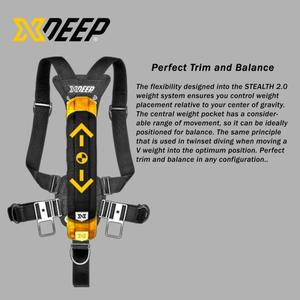 Jual New Bcd Technical Sidemount Diving Xdeep Stealth 2.0 Classic Twin ...