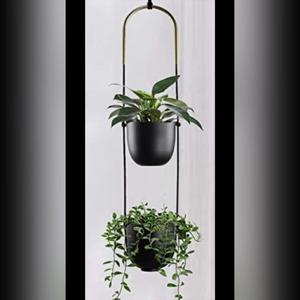 Jual Standing Pot / Rak Bunga Besi Dinding 2 Susun Cantik - Putih - Kab ...