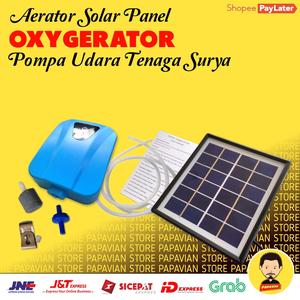 Jual POMPA OKSIGEN AERATOR TENAGA SURYA SOLAR PANEL OXYGERATOR KOLAM ...