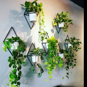 Jual Rak Bunga Besi Gantung / Standing Pot Planter Dinding - Hitam ...