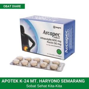 Jual Arcapec 10 Tablet - Obat Diare Mencret Attapulgit Pectin - Kota ...