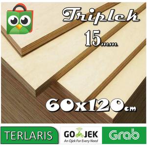 Jual Multiplek 15mm 120x60cm | Triplek 15mm 60x120 cm | Plywood Grade A ...