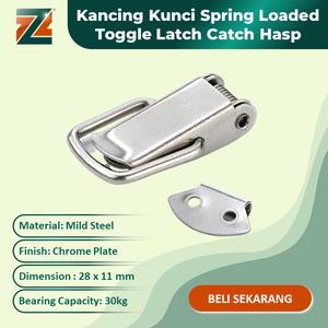 Jual Kancing Kunci Spring Loaded Toggle Latch Catch Hasp - Kota ...