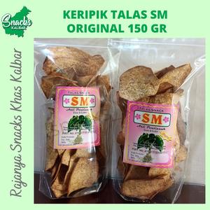 Jual Snack Talas Keripik Lebar Tipis Keladi "SM" 150 gram Khas ...