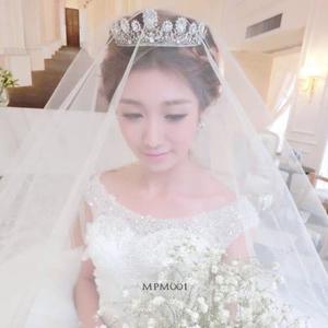 Promo Crown Mahkota Crystal Rambut Pengantin Modern l Tiara Wedding MPM ...