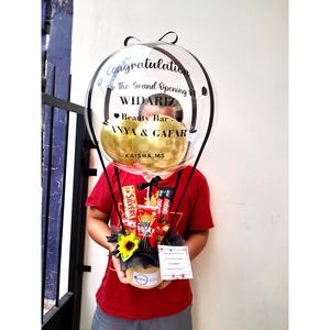 Jual Snack Balon bucket balon buket balon snack bloom box bouquet balon ...