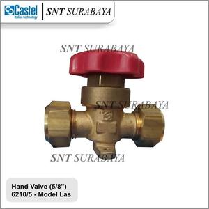 Jual CASTEL 5/8" 6210/5 - Kran Valve Castel 5/8" Italy HAND VALVE ...