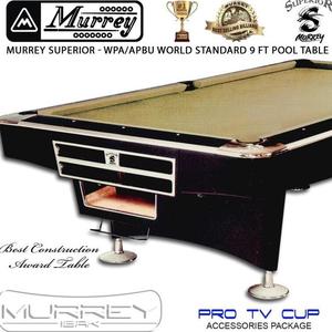 Jual Murrey Superior Pro 9 ft Pool Table - Meja Billiard Biliar 9 feet ...
