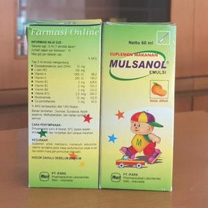 Jual MULSANOL EMULSI IFARS 60 ML VITAMIN DAN DHA ANAK DAN BALITA - Kab ...
